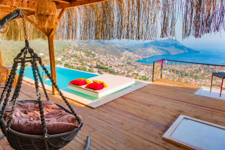 Mandy House-1, Kalkan Bölgesinde, Muhteşem Manzara ve Korunaklı Villa ...