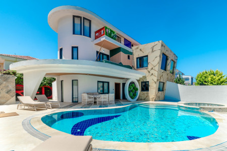 Villa Alev-5, 3 Odalı, Jakuzili, Merkeze Yakın